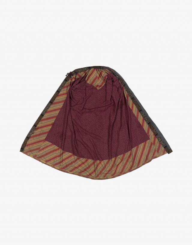 Central Asian Uzbek Silk Chirpi Kaftan Robe - Kichy